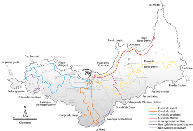 En pratique - Location de velos et VTT sur l'ile de Porquerolles